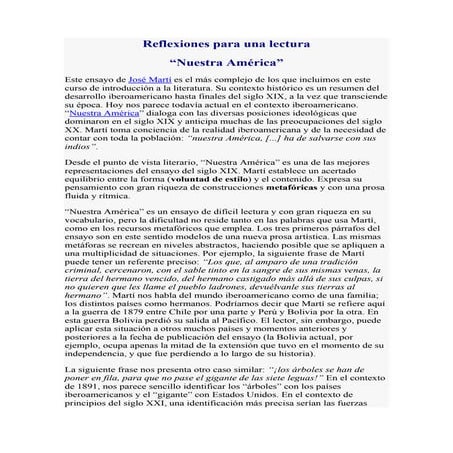 Reflexiones para la lectura | PDF