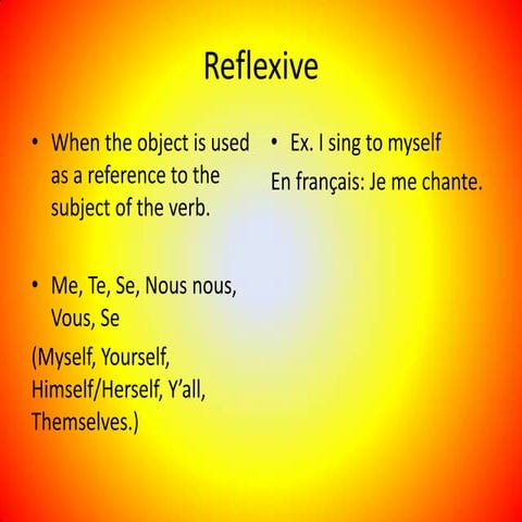 Reflexive | PPTX