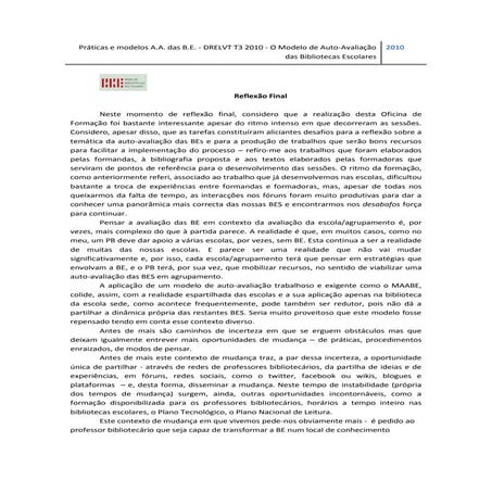 Reflexão+final | PDF