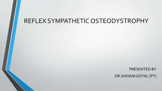 Tabes Dorsalis and Physiotherapy | PPT