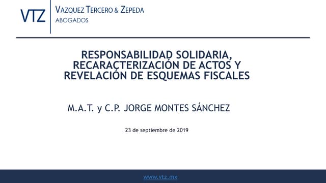 Propuesta De Reforma Fiscal 2020 Código Fiscal De La Federación Ppt