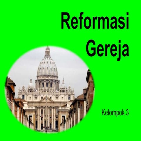 Reformasi Gereja | PPTX