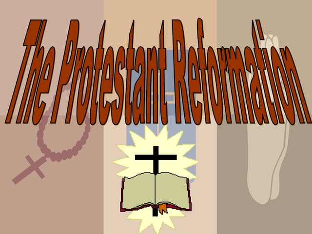 The protestant reformation powerpoint | PPT