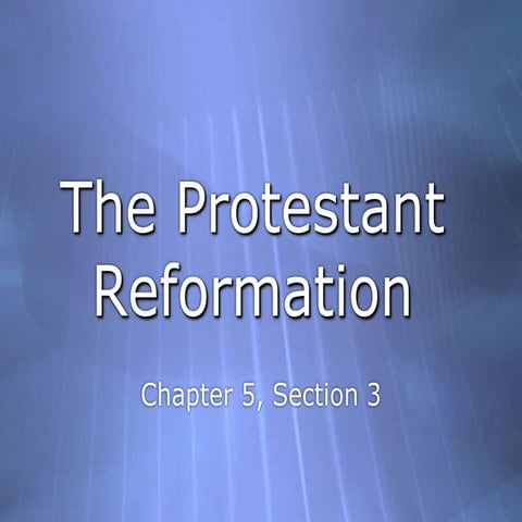 The Protestant Reformation | PPTX