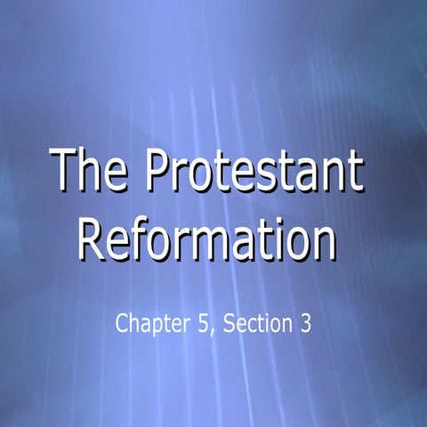 Reformation | PPT