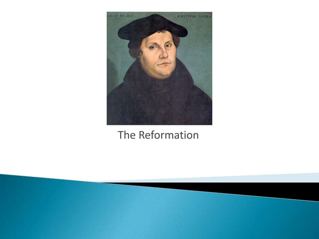 The protestant reformation powerpoint | PPT