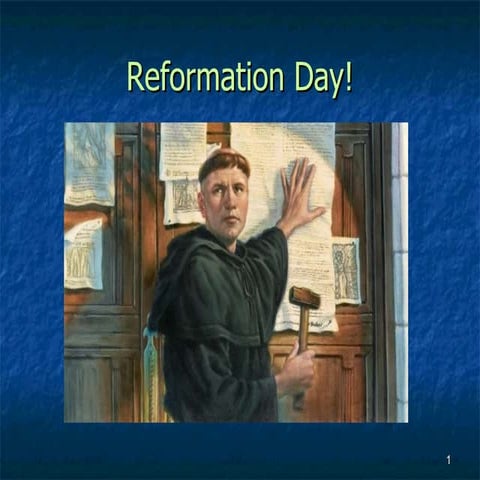 Reformation Day Party 2011, Martin Luther | PPT