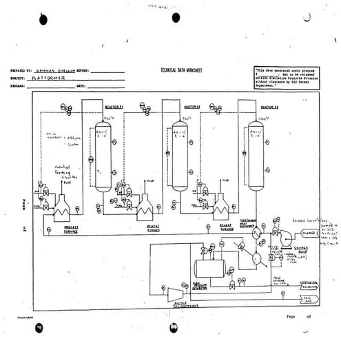 Catalytic Reformer flowsheet | PDF