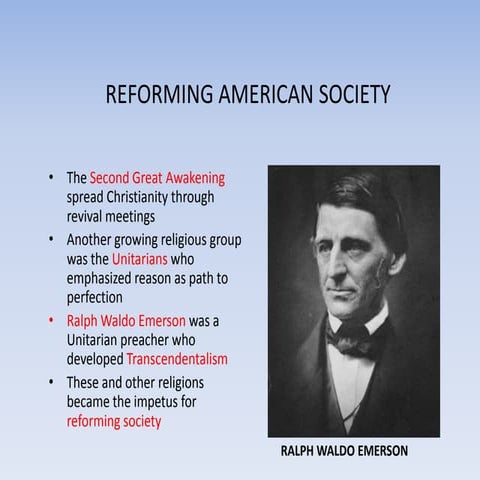 Reforming american society | PPTX