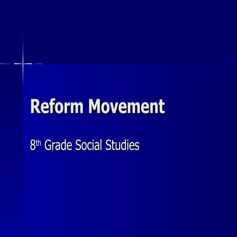 Reform movement2 | PPT