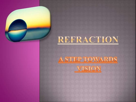 Reflection And Refraction Ppt