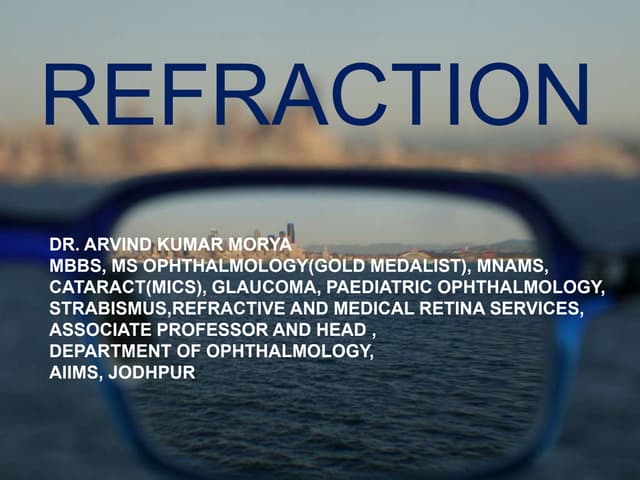 Autorefractometry: principle and procedure. | PPTX