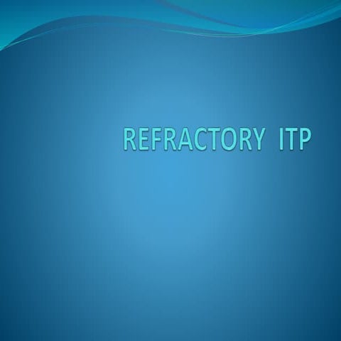 Refractory itp | PPTX