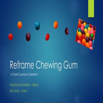 Chewing gum project | PPTX