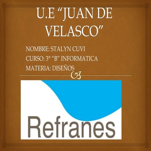 Refranes | PPTX