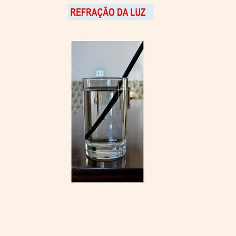 Refração da luz 3º ano sandiego 001 | PPTX