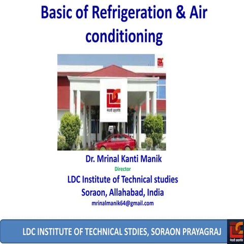 Refrigeration & Air conditioning | PPT
