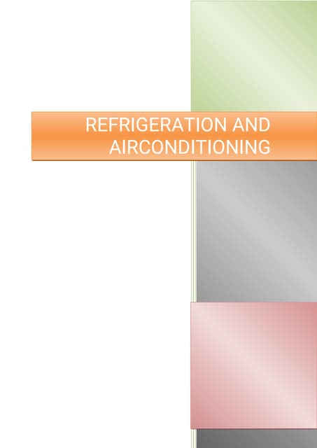 Refrigeration and air conditioning RAC | PPT