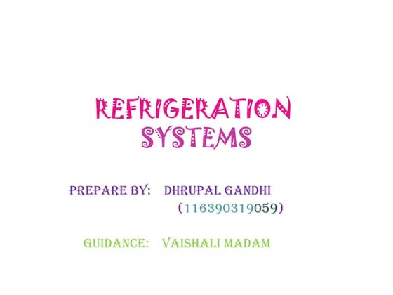 Refrigeration Basics | PPT | Weather | Science