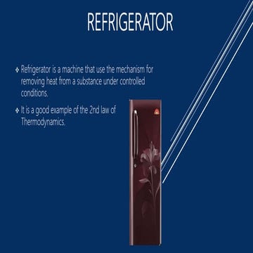 Refrigerator | PPTX