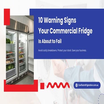 10 Warning Signs Your Commercial Fridge Is About to Fail | PDF
