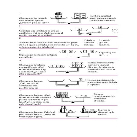 CONECTAIDEAS Resolvemos problemas de equilibrio con la balanza Activ_4 ...