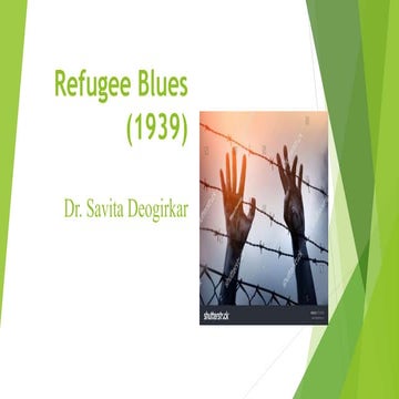 Refugee blues | PPTX