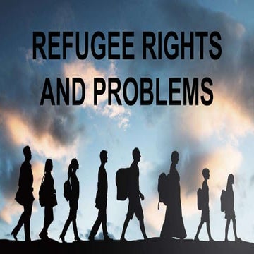 Refugee Rights and Problems | PPTX
