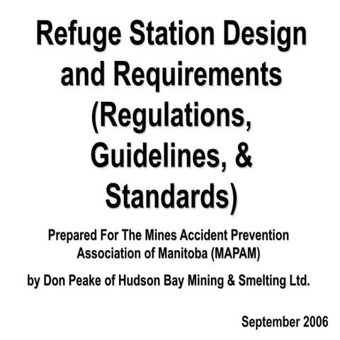 Refuge_Station_Design_Don_Peake.ppt