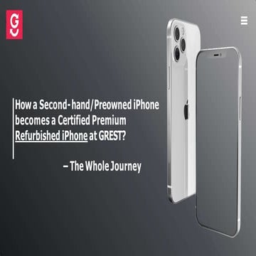 How a Second-hand/Pre-owned iPhone Becomes a Certified Premium ...