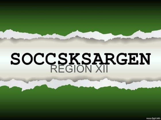SOCCSKSARGEN - Region 12 | DOCX