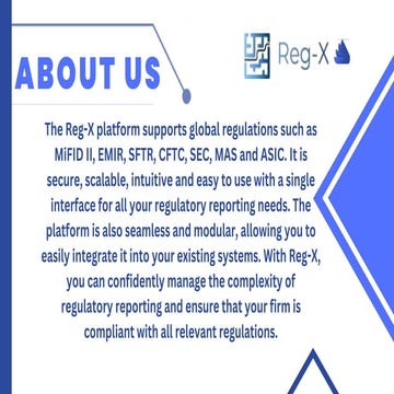 Reg-X Innovations - Global Regulatory Reporting Company | PPTX ...