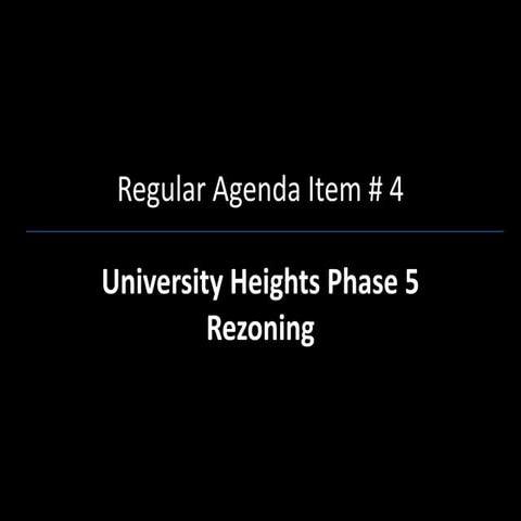Rezoning of University Heights | PPTX