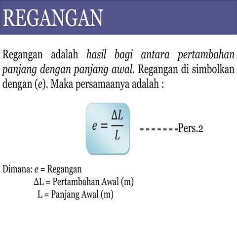 Regangan | PPTX