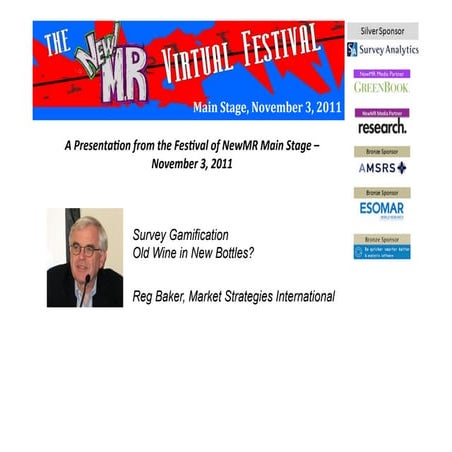 Reg baker main stage - 2011 | PDF