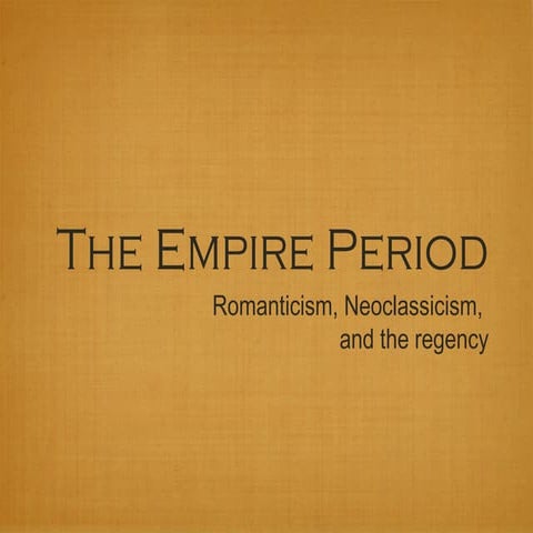 Regency Era Fashion | PPT