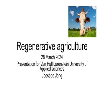 Presentation Regenerative Agriculture Pdf