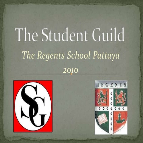 Regents Pattaya The Student Guild | PPTX