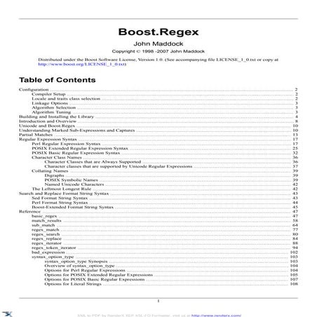 Boost Reguar Expression Easy Guide for Regex | PDF | Programming Languages | Computing