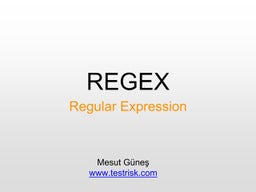 Textpad and Regular Expressions | PPT
