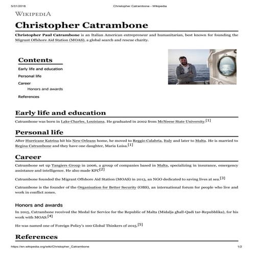 REGINA AND CHRISTOPHER CATRAMBONE (MILLIONARIE COUPLE) WHO SAVING ...