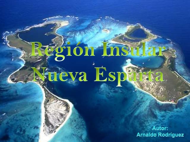 Mapa de la región insular de Venezuela con sus estados | PPTX