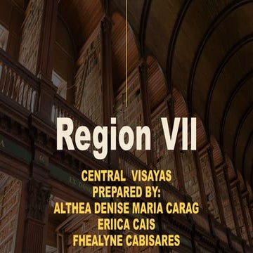Region vii, central visayas Philippines | PPT