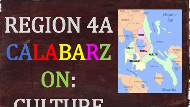 THE CULTURE OF REGION IV-B Also known as MIMAROPA) | PPTX