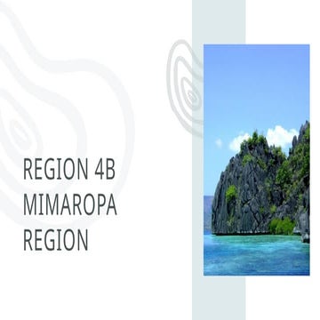 Region 4b mimaropa region.pptxhajsj09998 | PPT