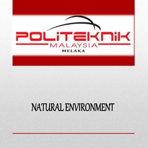 CHAPTER 5 NATURAL ENVIRONMENT | PPTX