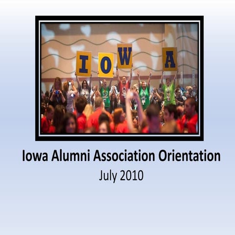 Alumni Meeting Presentation | PPT