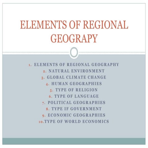 Regional chapter 2 | PPT