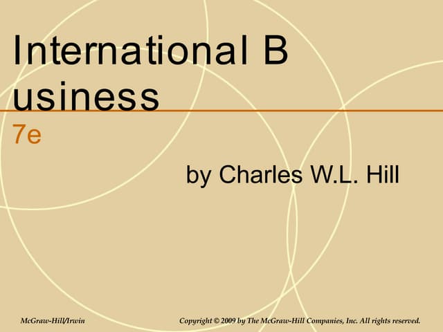 International trade theory | PPTX