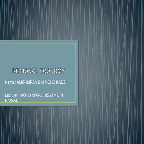 Regional economy (1) | PPT